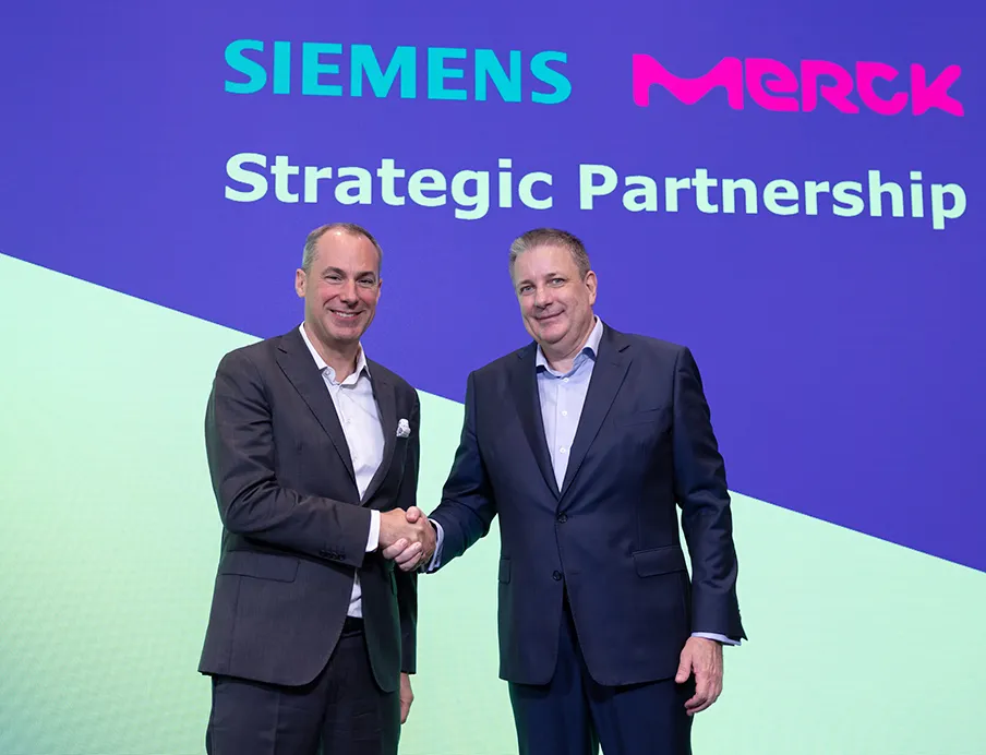 Merck und Siemens kooperieren für digitale Transformation
