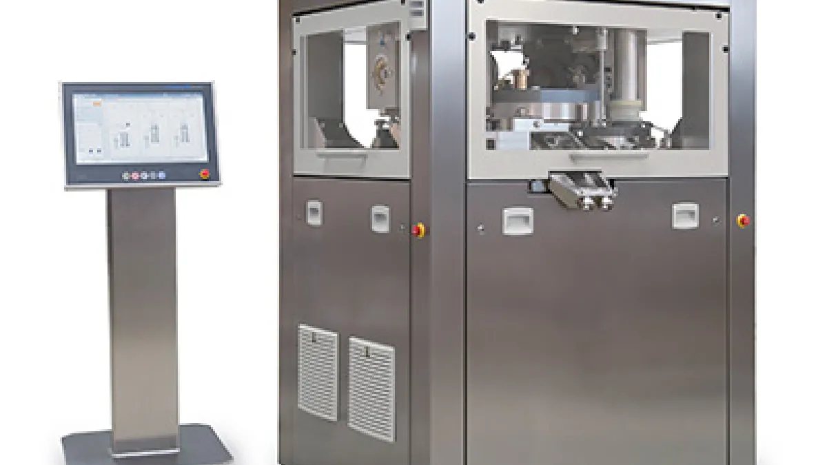 Romaco Kilian entwickelt leistungsstarke Doppelrundläuferpresse